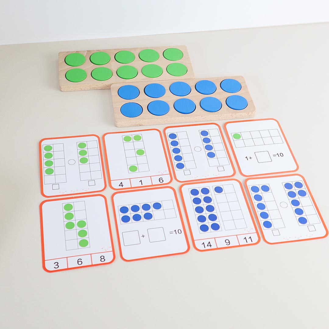 Wooden Maths Tens Frames – Sugar Plum Baby